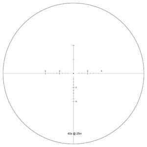 Vector Optics Sentinel-X 10-40x50, 30mm Tube, 1/8 MOA, Second Focal Plane (SFP) Riflescope