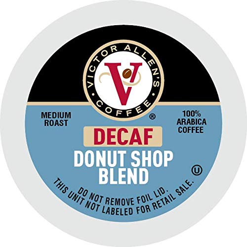 Victor Allen's Coffee Decaf Donut Shop Blend (80 Count) and Variety Pack (42 Count) Single Serve Coffee Pods for Keurig