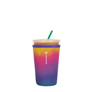 sok it java sok iced coffee & cold soda insulated neoprene cup sleeve (twilight, medium: 22-28oz)