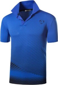 sportides men's short sleeve sport polo t-shirts lsl195 blue xxl