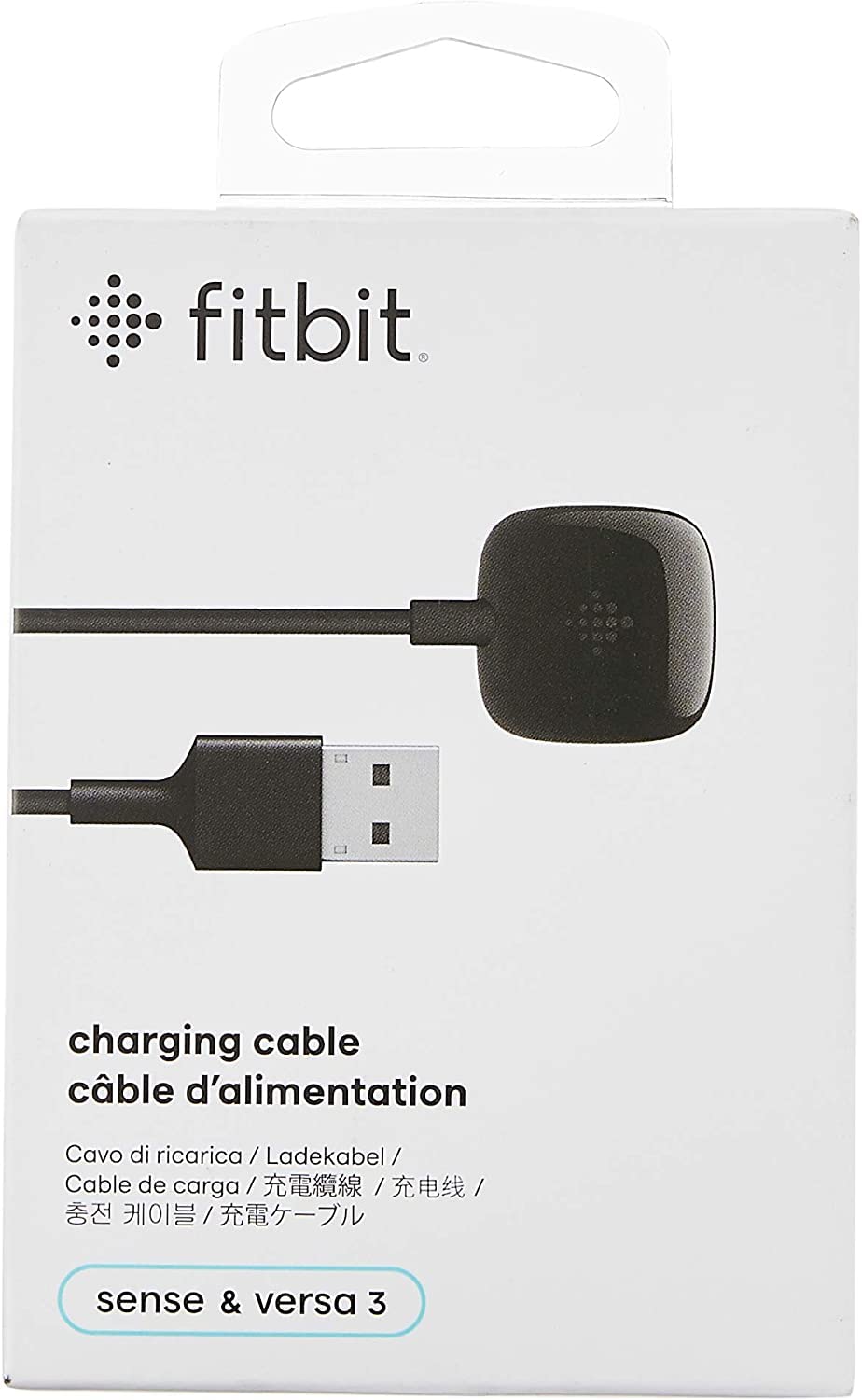 Fitbit Sense and Versa 3 Charging Cable for Smart Watch, Official Product