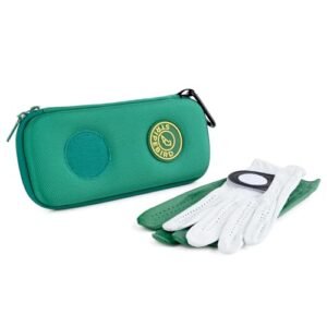 stripebird - original performance golf glove holder case (fairway green) - protect and keep golf gloves dry - golf glove case for moisture free storage - golf glove organizer case - golf case