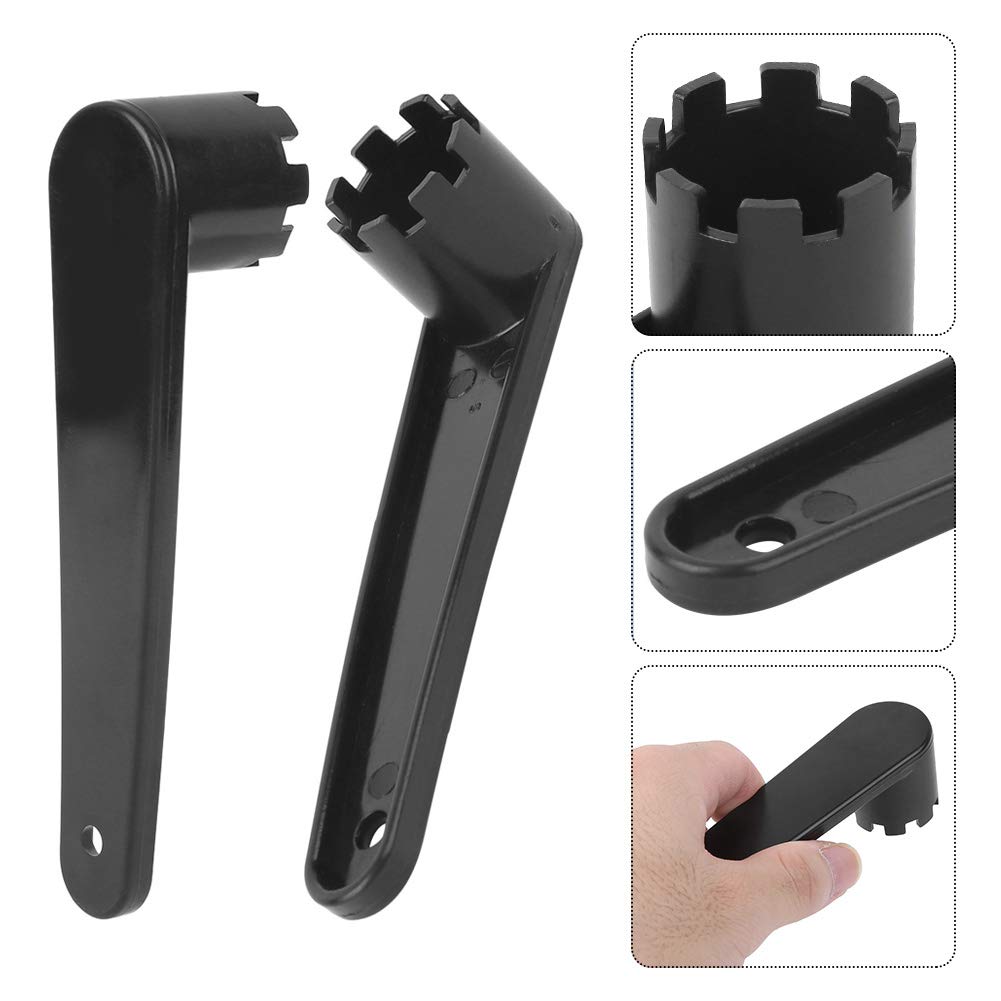 Keenso Air Valve Wrench,Valve Wrench for Inflatable Boat,Raft,Dinghy,Kayak,Canoe, Wrench Spanner,8 Spoke Valves(Black)