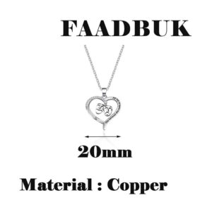 FAADBUK Comedy Tragedy Masks Necklace (Comedy Tragedy Masks Necklace)