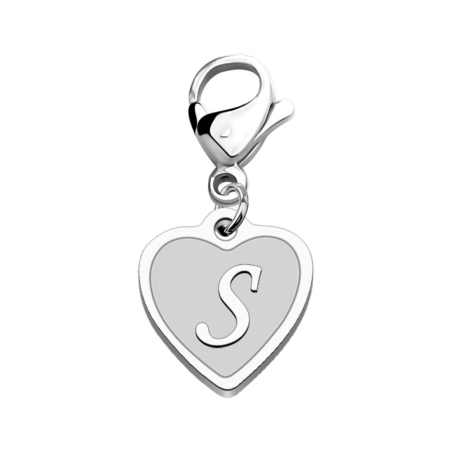 FAADBUK Initial Heart Charm (S)