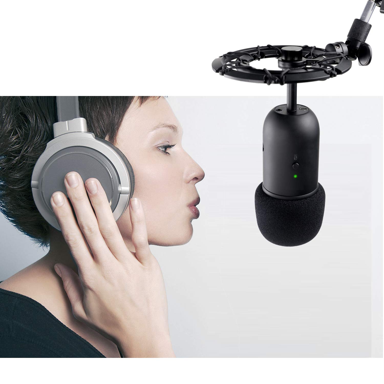 K678 Pop Filter - Mic Windscreen Foam Cover Customized for FIFINE K678 USB Microphone to Blocks Out Plosives by YOUSHARES