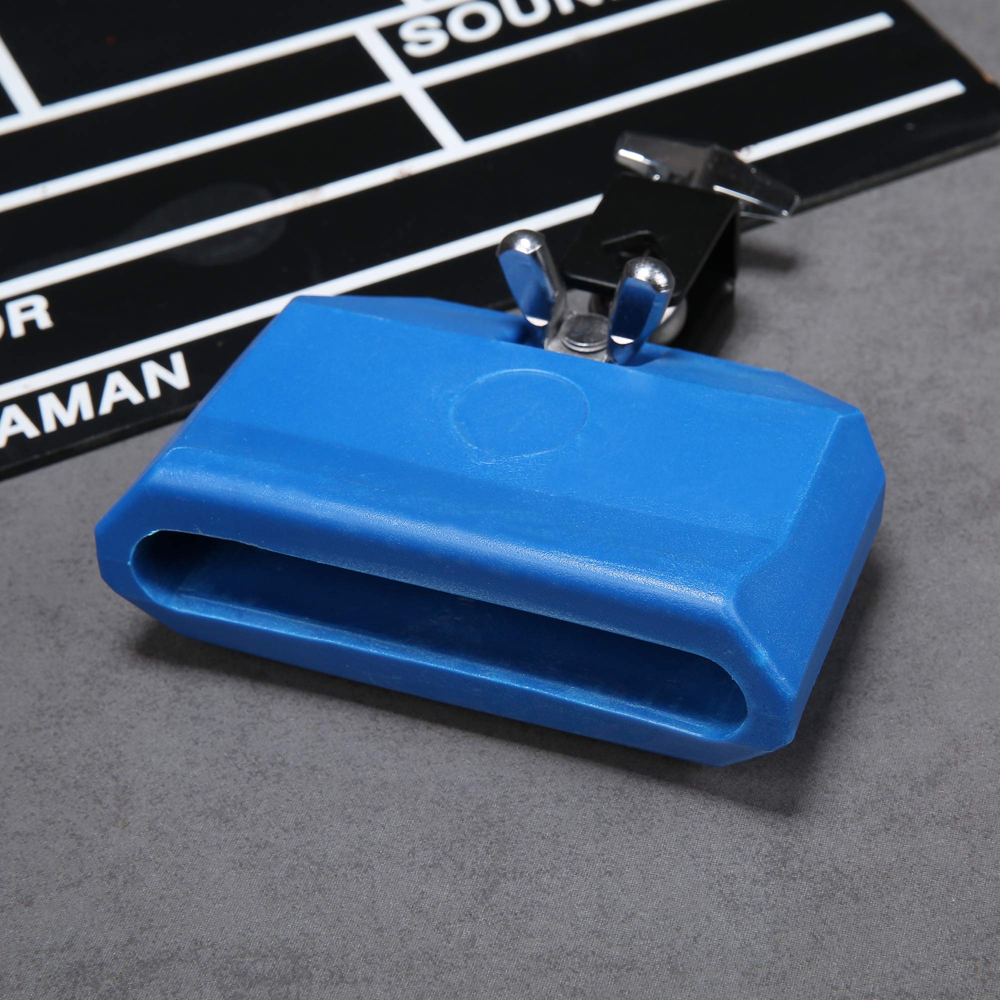 Jam Block, Blue Musical Percussion Block, Latin Drum Instrument, Plastic