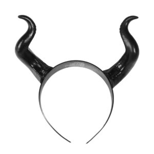 leorx devil horns headband black cosplay horn hair hoop halloween dress up party hair accessories hairdress