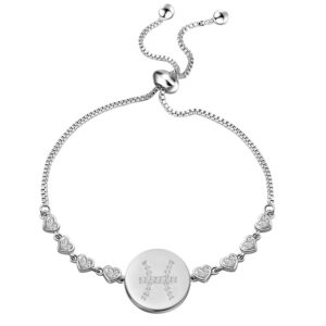 ensianth sliver zodiac sign adjustable bracelet birthday gift for women (br-pisces s)