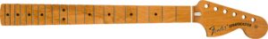 fender vintera mod 70s stratocaster neck, roasted maple, c shape, 21 medium jumbo frets