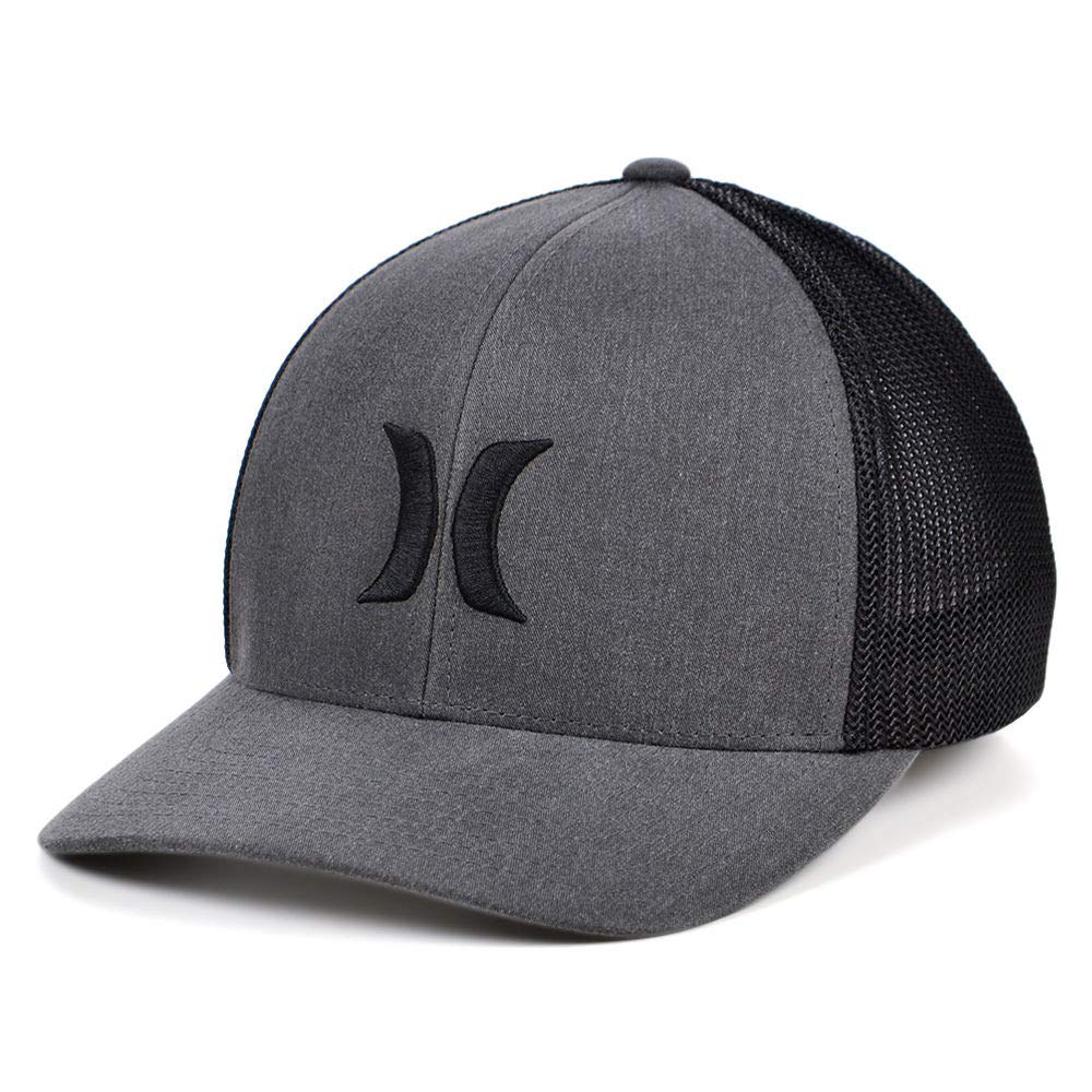 Hurley Icon Washed Flexfit Stretch-fit Hat Black