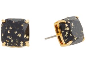 kate spade new york mini small square studs, black