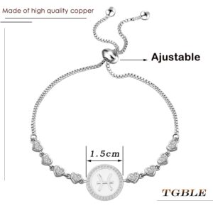 TGBJE Zodiac Sign Bracelet Twelve Constellations Gift Silver Bracelet Horoscope Gift Birthday Gifts for Women(Pisces SBR)