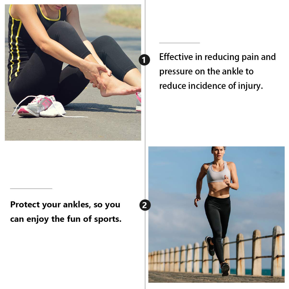 Protective Gear Ankle Sleeve Basketball Ankle Support Foot Protector Ankle Support Ligament Protective case Running Sporting Goods Brace for Sprained Ankle Ankle Splint Wrap