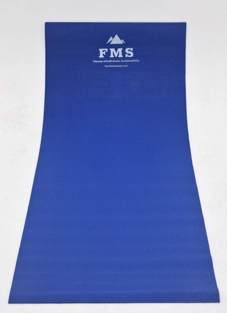 FIMISU™ Yoga & Exercise Mat • 6mm Thick • Slip Resistant (Blue)