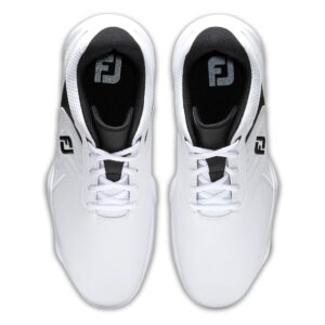 FootJoy Men's eComfort Previous Season Style Golf Shoe, White, 9 Wide