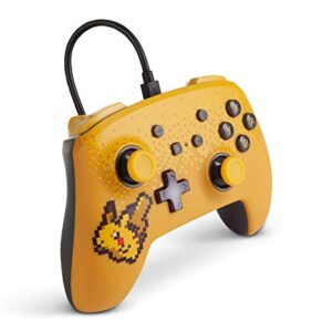 PowerA Pokemon Enhanced Wired Controller for Nintendo Switch - Pixel Pikachu, Gamepad, Wired Video Game Controller, Gaming Controller - Nintendo Switch