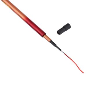 liyeehao retractable glass steel hand pole telescopic fishing rod tackle tool 1.8-3.6m gg(1.8)