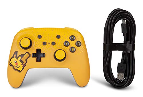 PowerA Pokemon Enhanced Wired Controller for Nintendo Switch - Pixel Pikachu, Gamepad, Wired Video Game Controller, Gaming Controller - Nintendo Switch