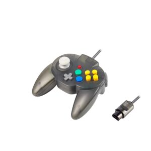 Warrior 64 Wired Controller for Original Nintendo 64 N64 Console (Black)