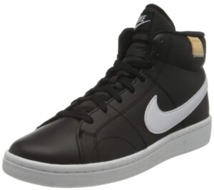 nike men's sneaker tennis shoe, black white onyx, 40 eu