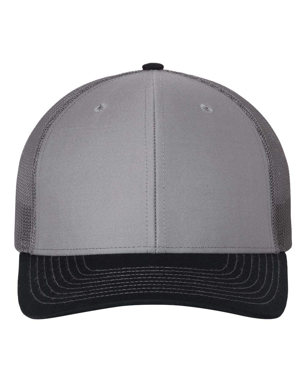 Richardson Snapback Trucker Cap Adjustable Grey/Charcoal/Navy