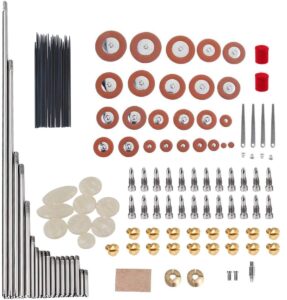 jiayouy 1 set alto sax repair kit include sax inlays sound hole pad screws spring needles rollers woodwind instrument replacement accessory