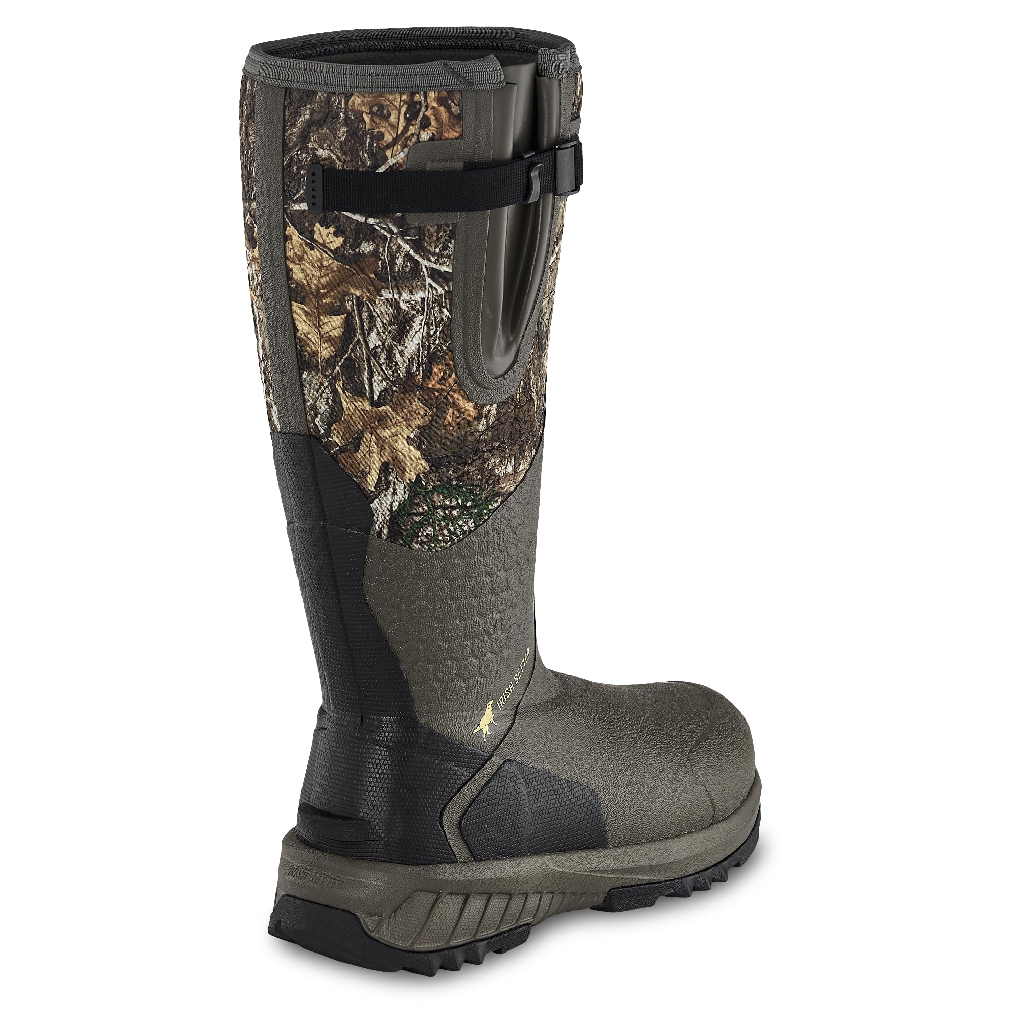 Irish Setter, MudTrek, Unisex, 17", Waterproof, Insulated 800g, Adjustable Full Fit, Hunting Boot, Realtree Edge, 7 E (Wide)