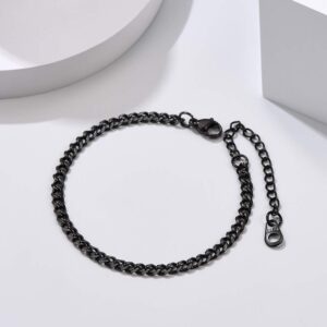 PROSTEEL Stainless Steel Black Bracelet Cool Bracelets