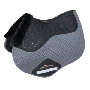 shires arma fusion jump saddlecloth (grey, 17"-18")