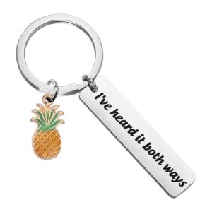 faadbuk i've heard it both ways (pineapple keychain)