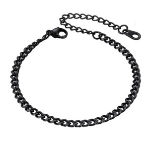 prosteel stainless steel black bracelet cool bracelets