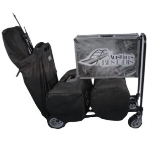 GripnGaff® Jumbo R12 Nylon Hand Truck Bag for R8RT, R10RT, R12RT, R16RT Multicarts - Move DJ & Musician Gear - Speaker Stands, Drum Kits, Keyboards, Mic Stands, etc DOES NOT HAVE HARD BOTTOM