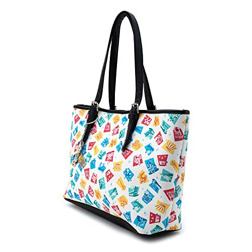 Loungefly: Disney 65th - Disneyland Attractions Tote Bag