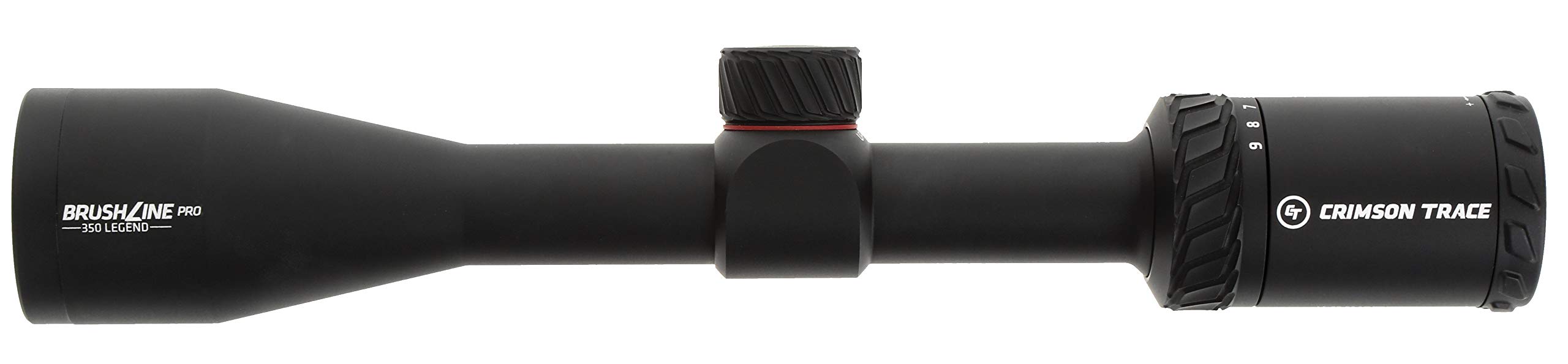 Crimson Trace Brushline Pro 3-9x40mm Riflescope with SFP, BDC 350 Legend Reticle, Lightweight Solid Construction, Scope Caps and Lens Cloth for Hunting, Shooting and Outdoor