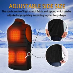 Hoson Heated Vest,Electric Lightweight Heated Vest For Men Women,Skating for Heated Jacket/Sweater/Thermal Underwear Battery