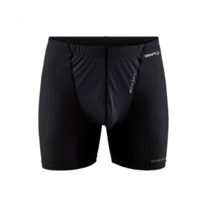 craft sportswear men's active extreme x wind boxer, black-granite, large