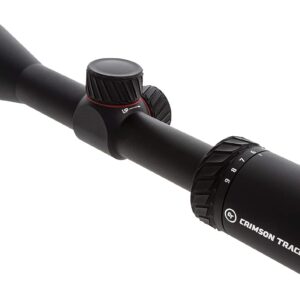 Crimson Trace Brushline Pro 3-9x40mm Riflescope with SFP, BDC 350 Legend Reticle, Lightweight Solid Construction, Scope Caps and Lens Cloth for Hunting, Shooting and Outdoor