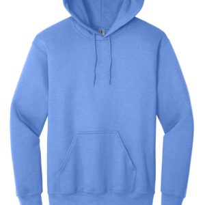 Gildan Men's Heavy Blend Fleece Hooded Sweatshirt G18500 (XX-Large, Carolina Blue)