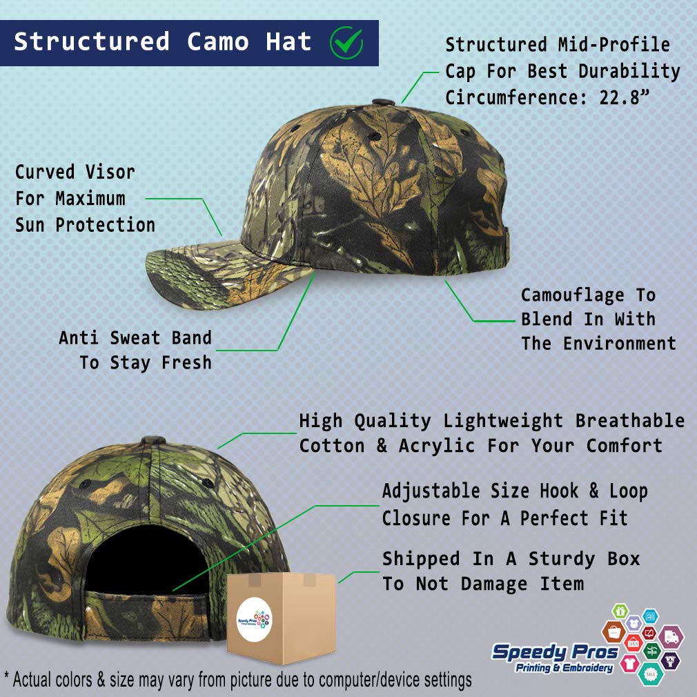 Camo Baseball Cap Animal Wildlife Bird Duck Mallard B Cotton Hunting Dad Hats for Men & Women Strap Closure Forest Tree Green Design Only