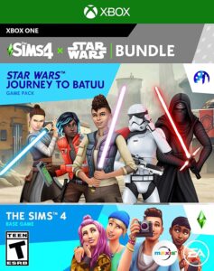 the sims 4 plus star wars journey to batuu bundle - xbox one