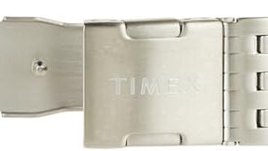 Timex 20mm Stainless Steel Quick-Release Bracelet with Silver-Tone Watch