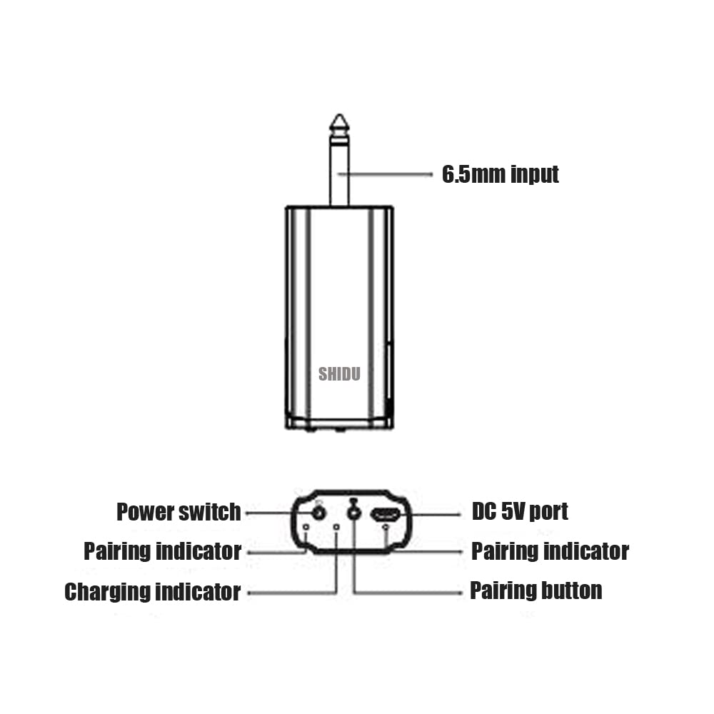 Wireless Saxophone Microphone UHF for Musical Instruments Speaker Voice Amplifier with Receiver Clip Professional Orchestra Trumpet Saxo HiFi Megaphone Condenser Portable Handheld Mini Mic