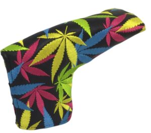 readygolf weed all-over embroidered putter cover - blade