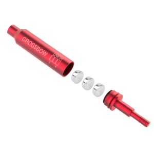 Crossbow Laser boresighter Red Laser Bore Sight w/ 6 Batteries (Crossbow)