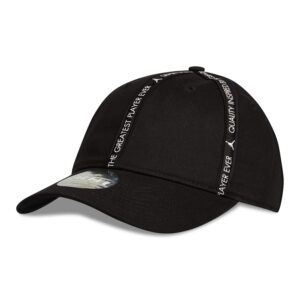 jordan air big boy`s reversal adjustable hat (black(9a0339-023)/white, 8/20)