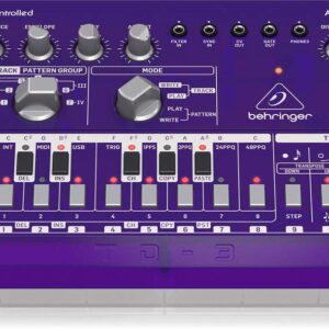 Behringer TD-3-GP Analog Bass Line Synthesizer with VCO, VCF, 16-Step Sequencer, Distortion Effects and 16-Voice Poly Chain