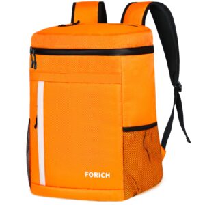 forich soft cooler backpack insulated waterproof backpack cooler bag leak proof portable small cooler backpacks to work lunch travel beach camping hiking picnic fishing beer for men women