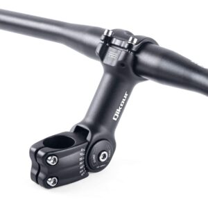 Bike Stem Adjustable 60 Degree 31.8mm (1-1/4") / 25.4mm (1") Handlebar Stem for MTB, Road Bike, Fits Standard 28.6mm (1-1/8") Steering Tube (31.8 x 130mm, 31.8mm Handlebar & 28.6mm Steering Tube)