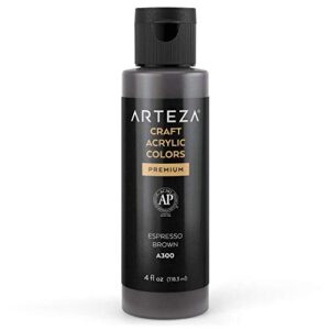 arteza artz-3692 art-paints, a300 espresso brown craft